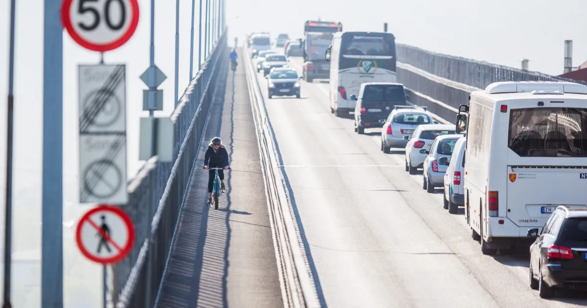 Utvidelse av sykkelfeltet på Tromsøbrua | Tenk Tromsø